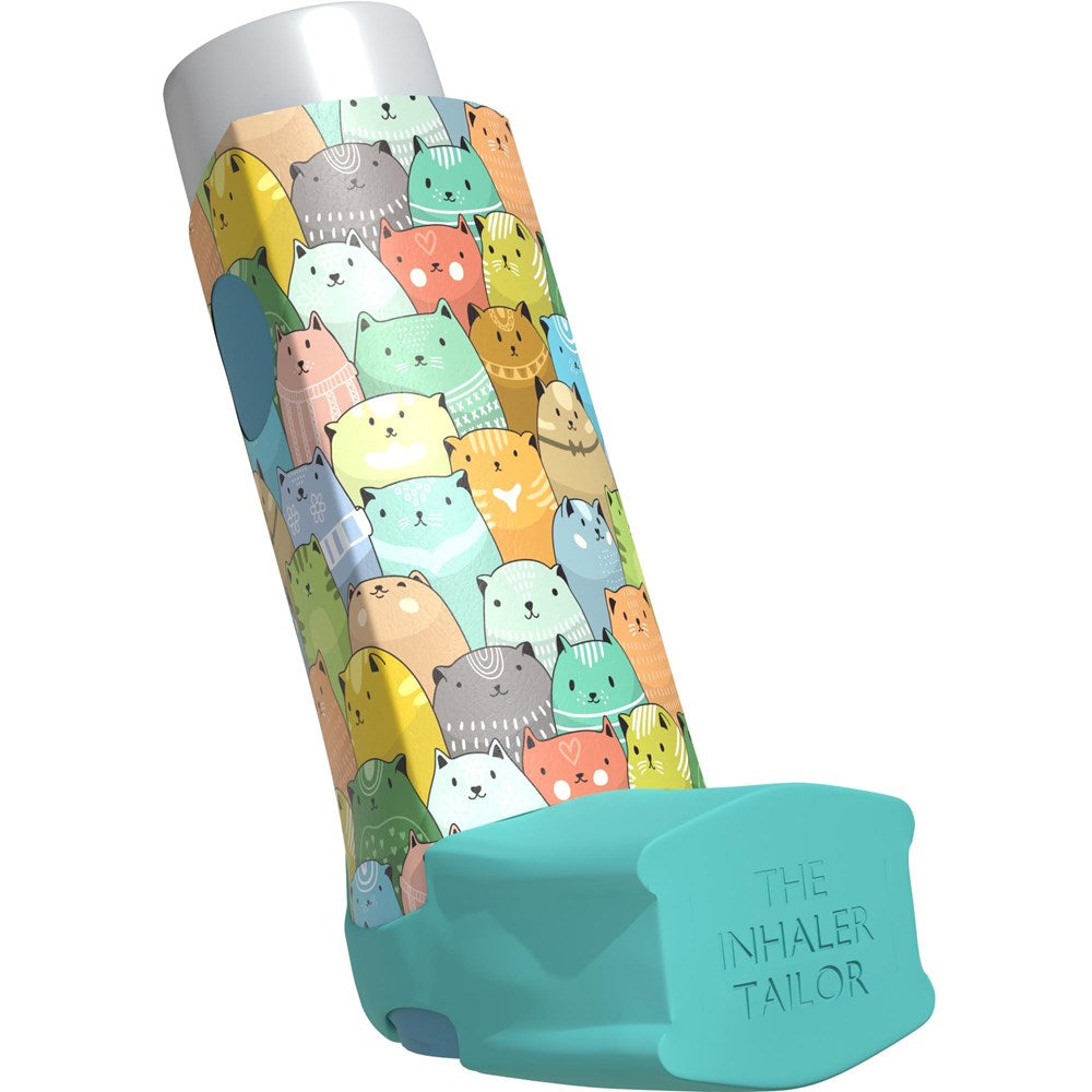Inhaler Tailor Covers - Classic - Perky Felines – Asthma Shop